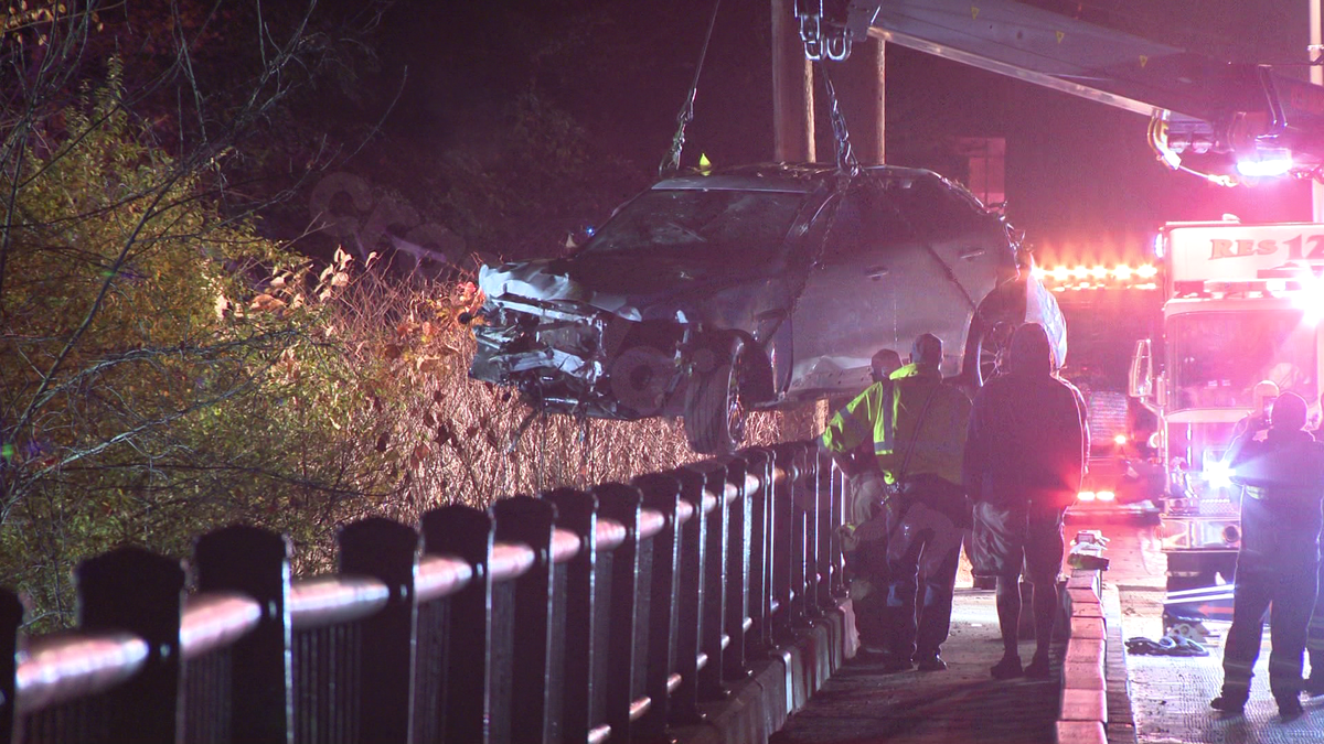 Car recovered after crash in Churchill - CrashDaily.com